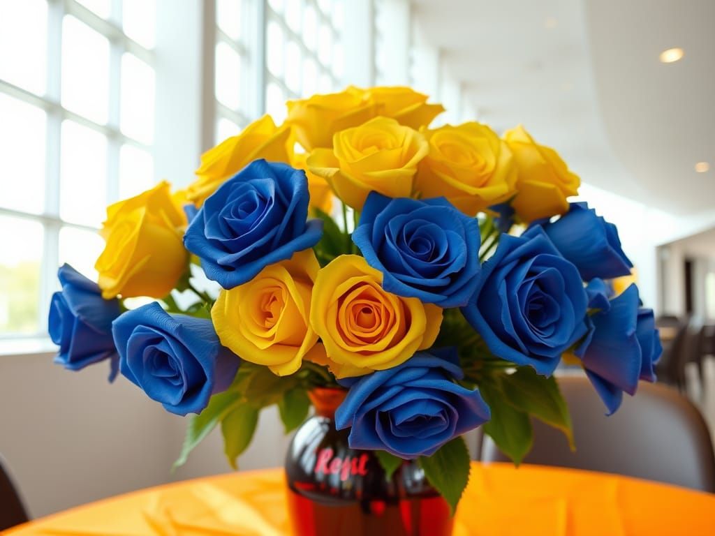 Blue and Yellow Roses - Blue and Yellow Roses