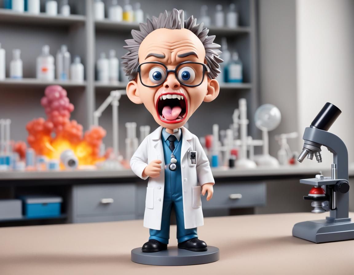 Mad at Lab ⚗️ - AI Generated Artwork - NightCafe Creator