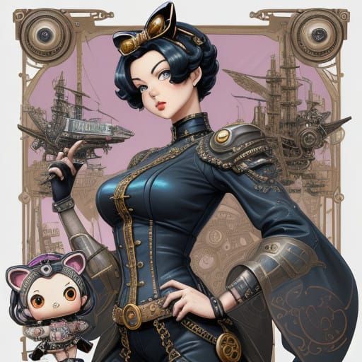 Betty Boop. Mature, curvy and lithe-bodied. "Create an illustration ...