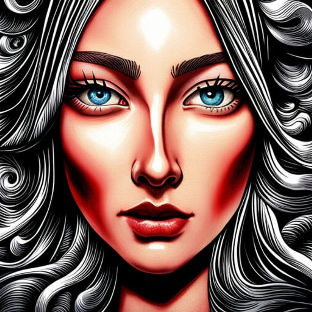 Face Swirl Distortion Horror, by artist "Junji Ito", Anime, Manga ...