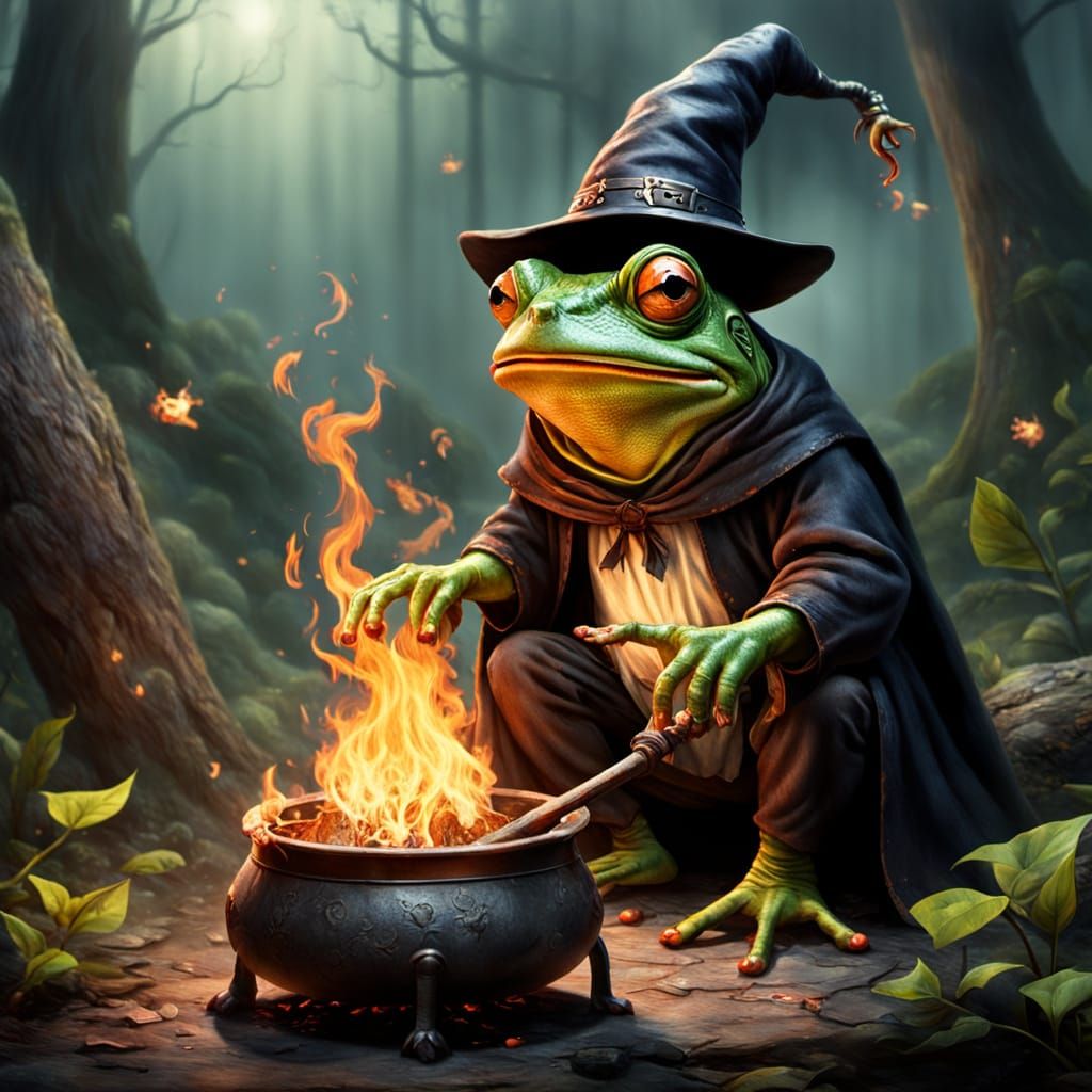 Frog magic spell - Frog magic spell