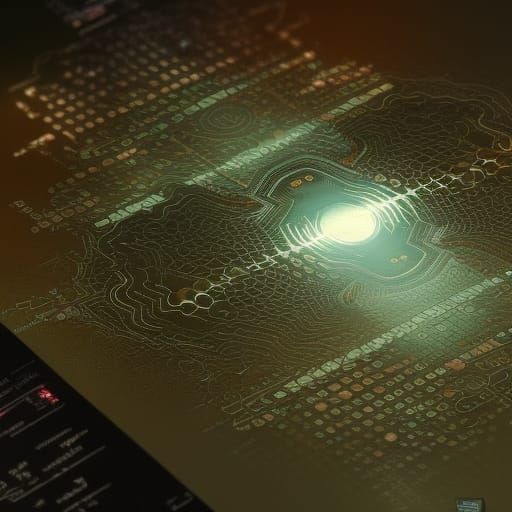 Alien Schematic - AI Generated Artwork - NightCafe Creator