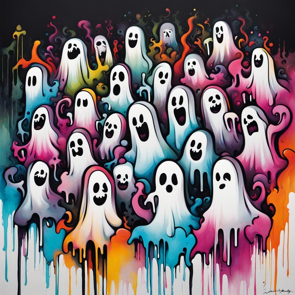 Ghost Choir - AI Generated Artwork - NightCafe Creator