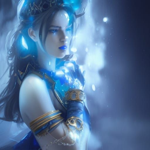 Blue Heart - AI Generated Artwork - NightCafe Creator