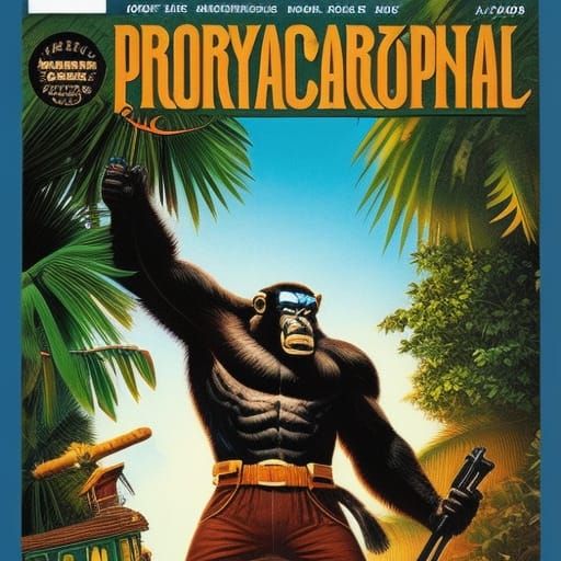 (Topic) 1950s style awesome charismatic handsome chimpanzee!!! Monkey ...