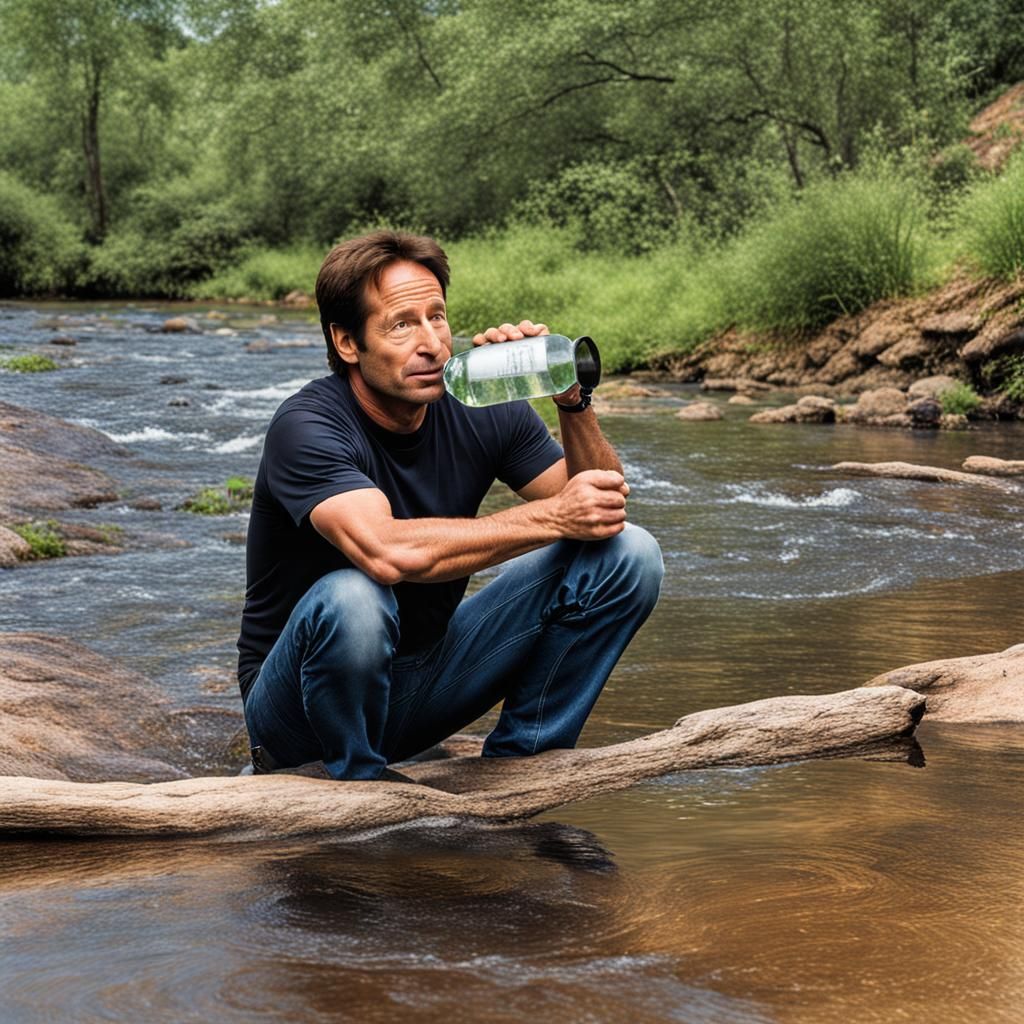 No defecating in the drinking water? You try telling David Duchovny ...