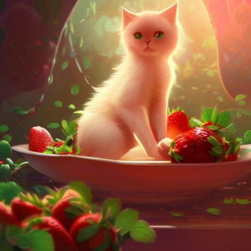 white and fluffy - AI Generated Artwork - NightCafe Creator