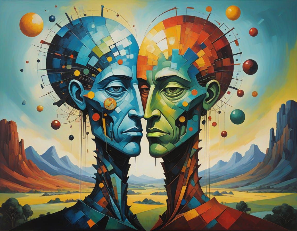 A surrealist composition - Surrealist Fragmentation in a His...