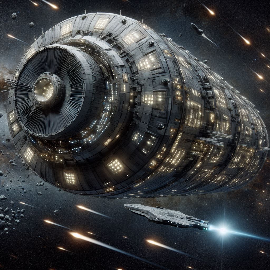 Spaceship Colony - AI Generated Artwork - NightCafe Creator