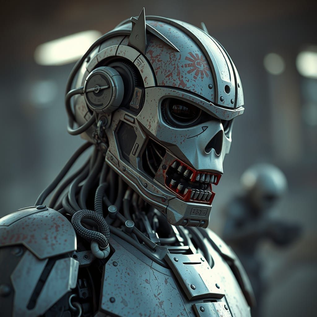 battle troop - Cybernetic Warlord in Ruins