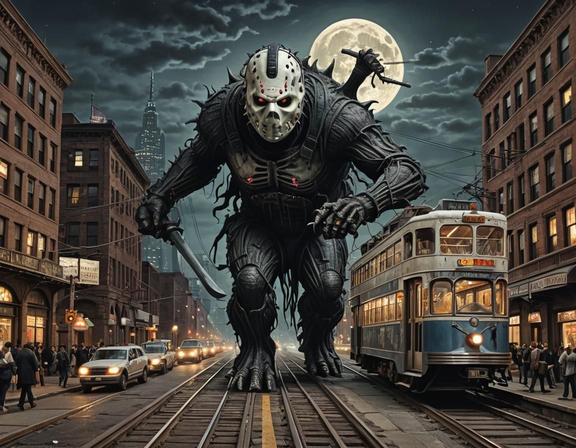 The Jason monster - AI Generated Artwork - NightCafe Creator