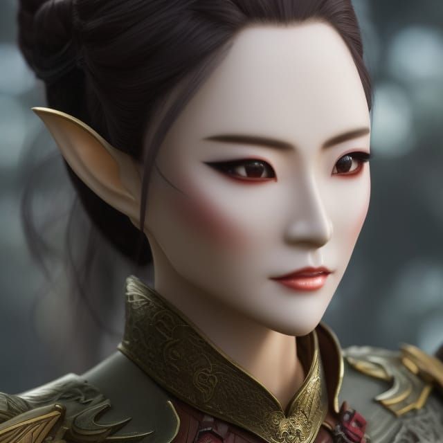 Elven Soldier - AI Generated Artwork - NightCafe Creator