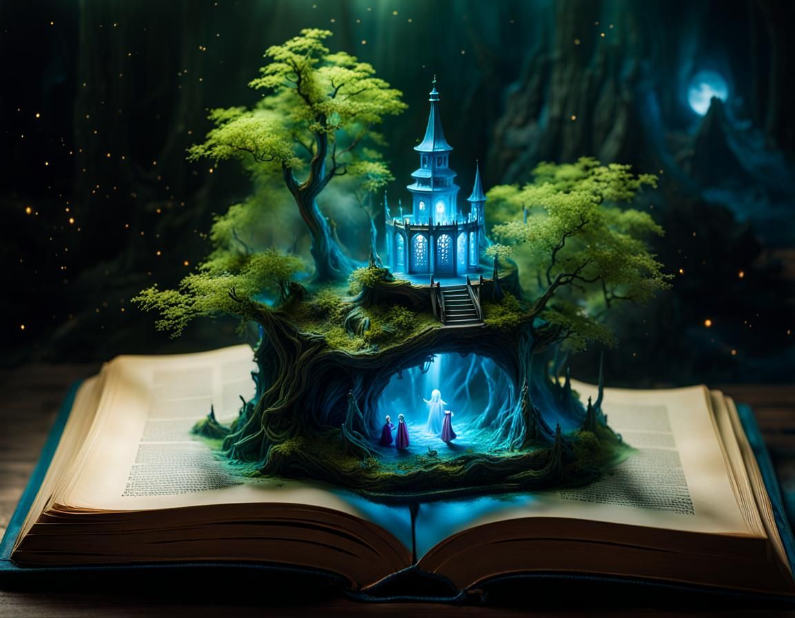 fantasy book - AI Generated Artwork - NightCafe Creator