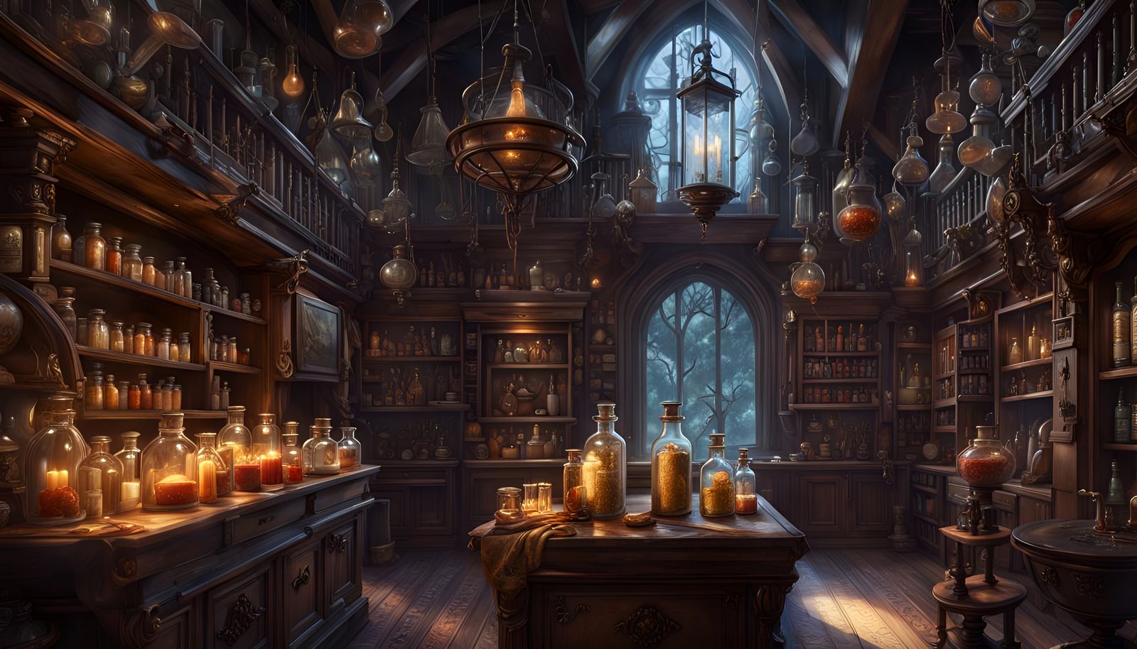 arcane apothecary - AI Generated Artwork - NightCafe Creator