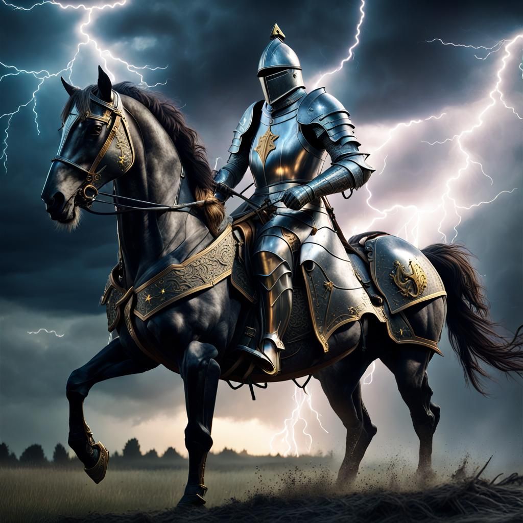 Twas a dark and stormy knight - AI Generated Artwork - NightCafe Creator