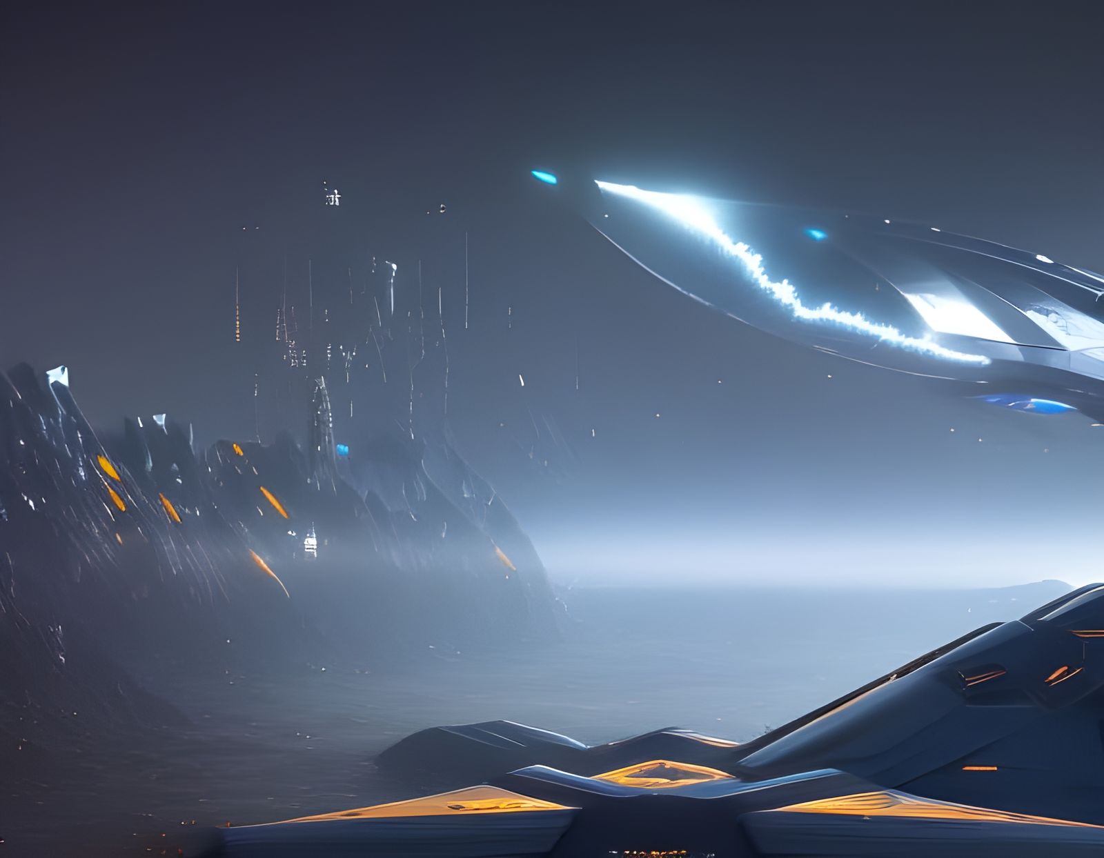 alien mothership - AI Generated Artwork - NightCafe Creator