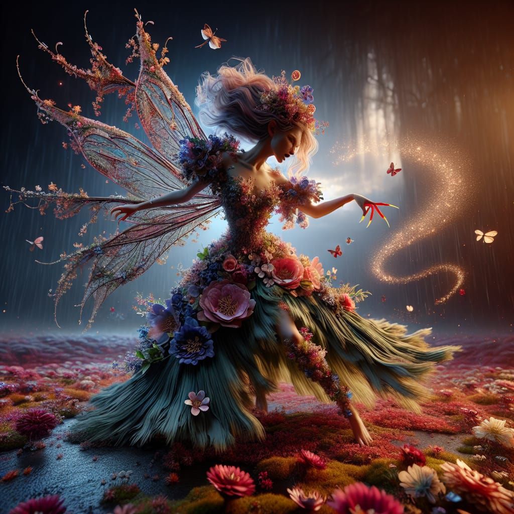Dancing Fae - AI Generated Artwork - NightCafe Creator