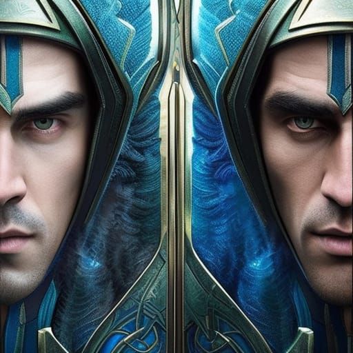 The Darkness of Elladan and Elrohir - AI Generated Artwork - NightCafe ...