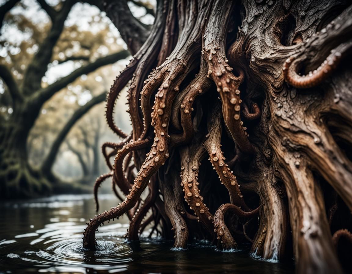 Tentacle Tree - AI Generated Artwork - NightCafe Creator