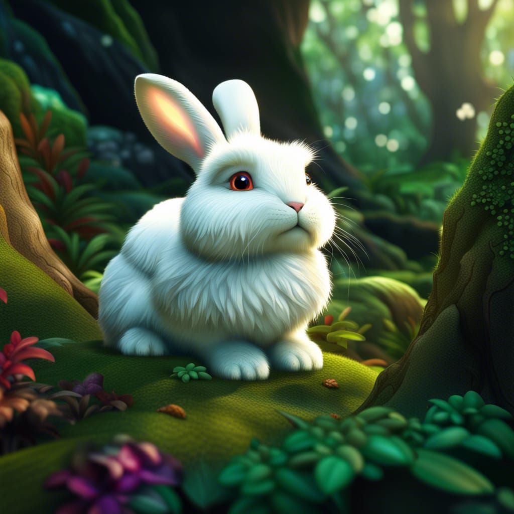 Cute Lil Bunny - AI Generated Artwork - NightCafe Creator