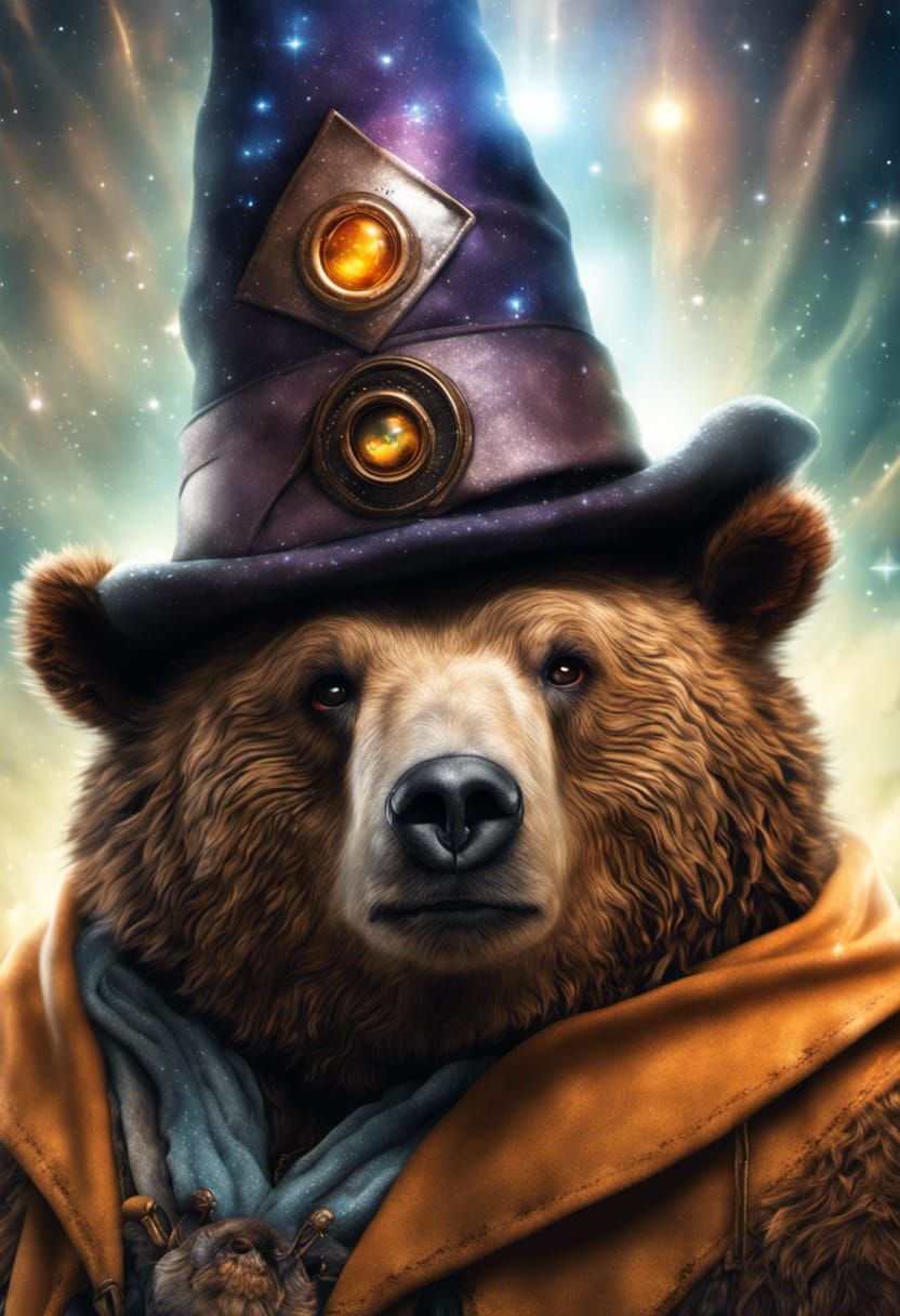 The Amazing GullyDJ!: The Magical Ai Wizard Bear - AI Generated Artwork ...