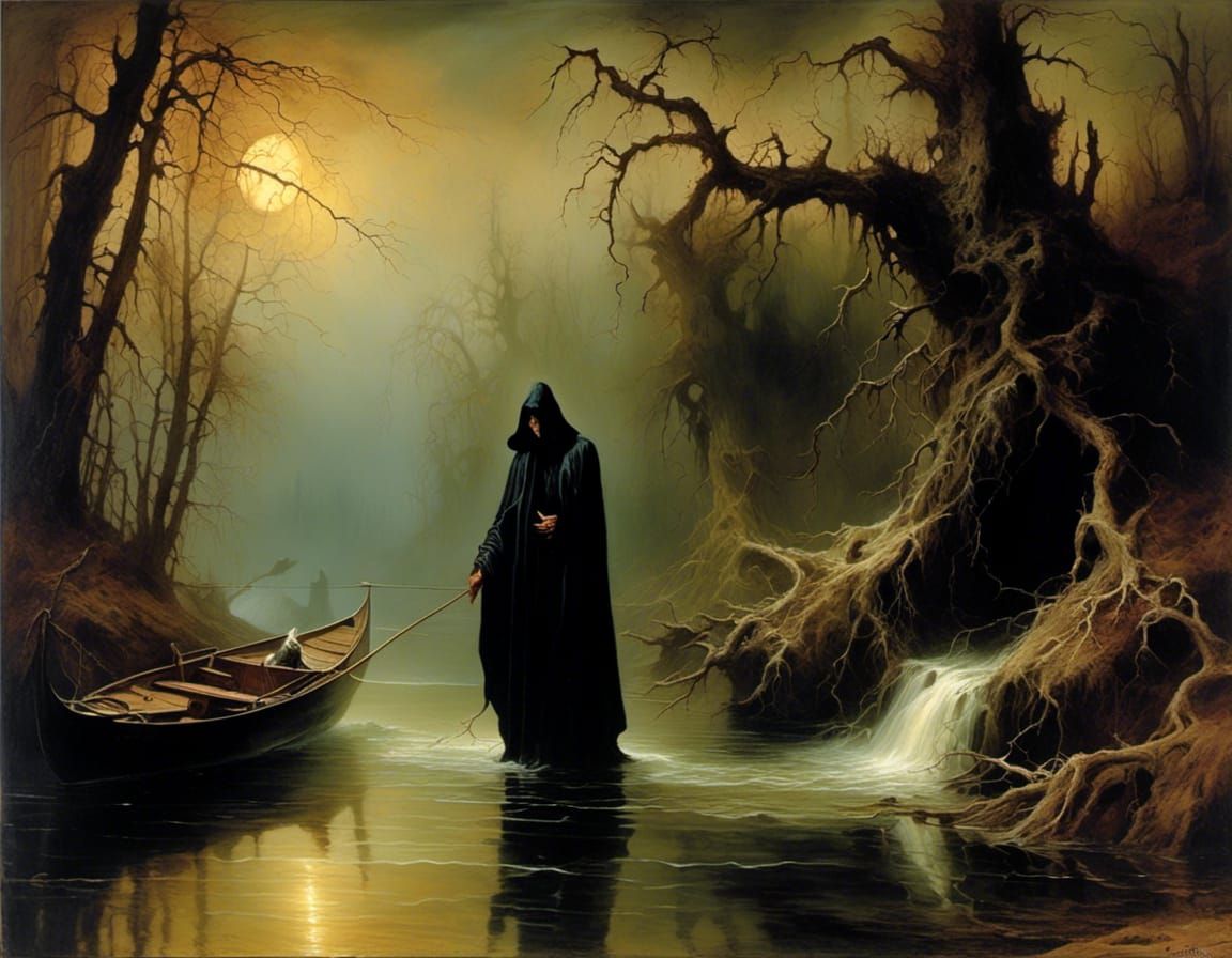 The River Styx - AI Generated Artwork - NightCafe Creator