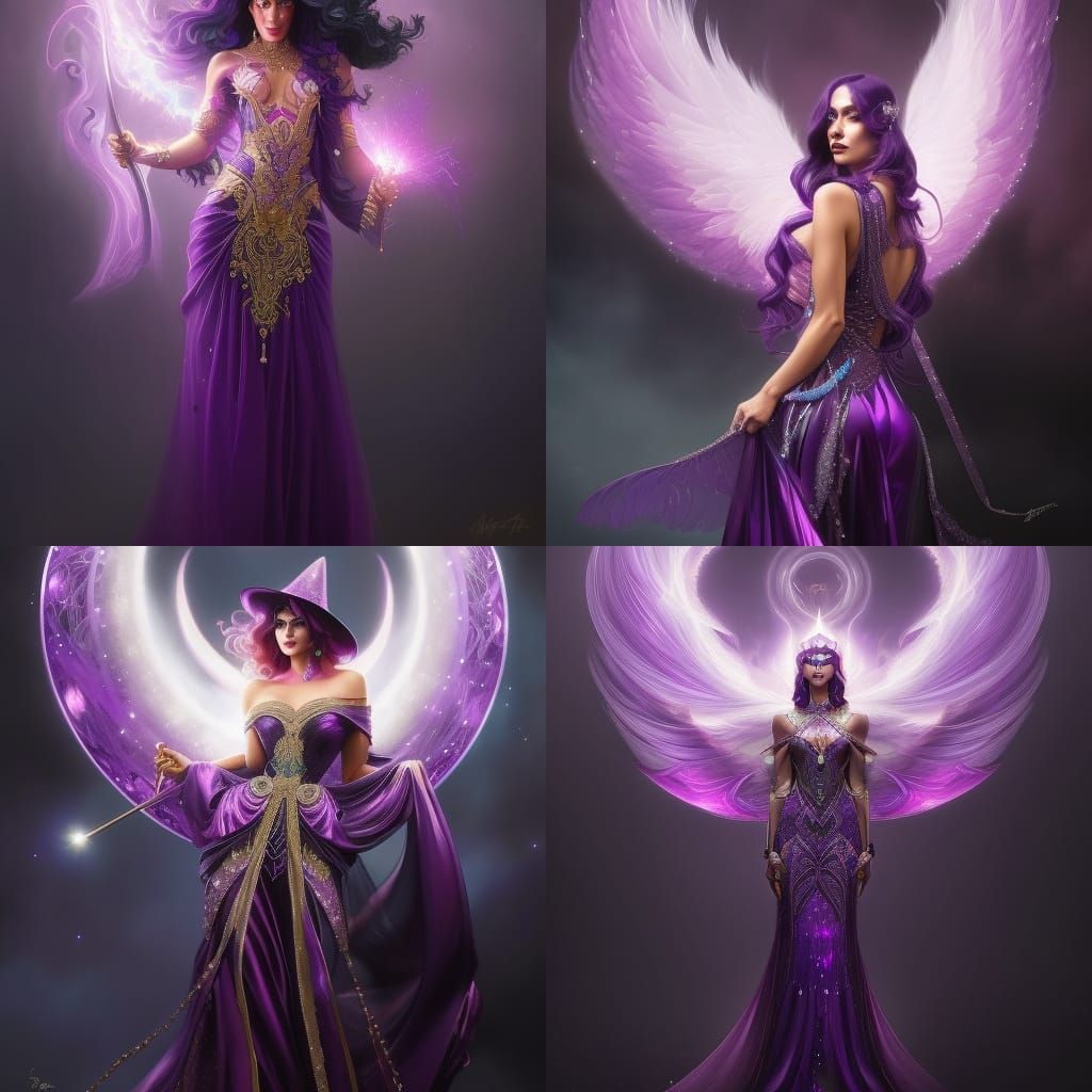 Purple Magic. - AI Generated Artwork - NightCafe Creator