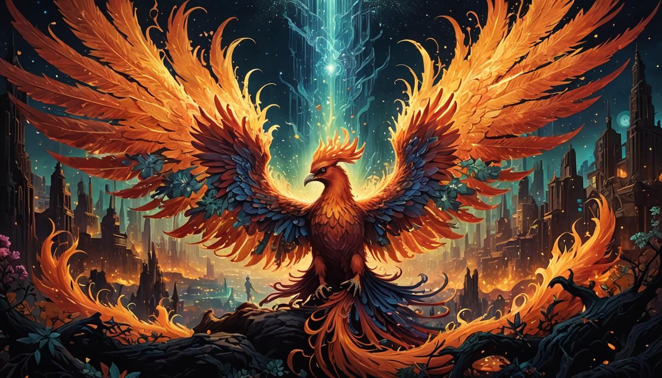 Phoenix - AI Generated Artwork - NightCafe Creator