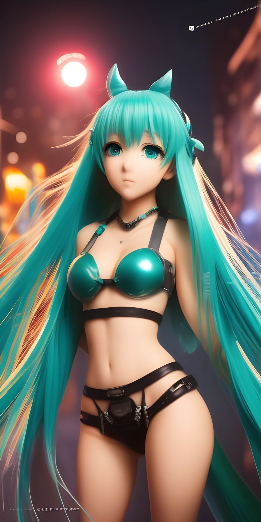 Hatsune Miku 332 - AI Generated Artwork - NightCafe Creator