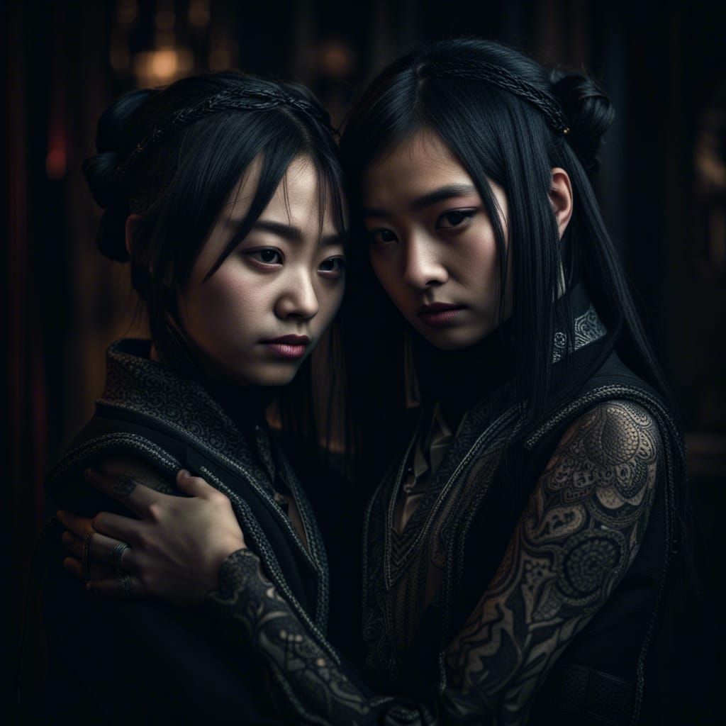 A Quiet Embrace! - AI Generated Artwork - NightCafe Creator