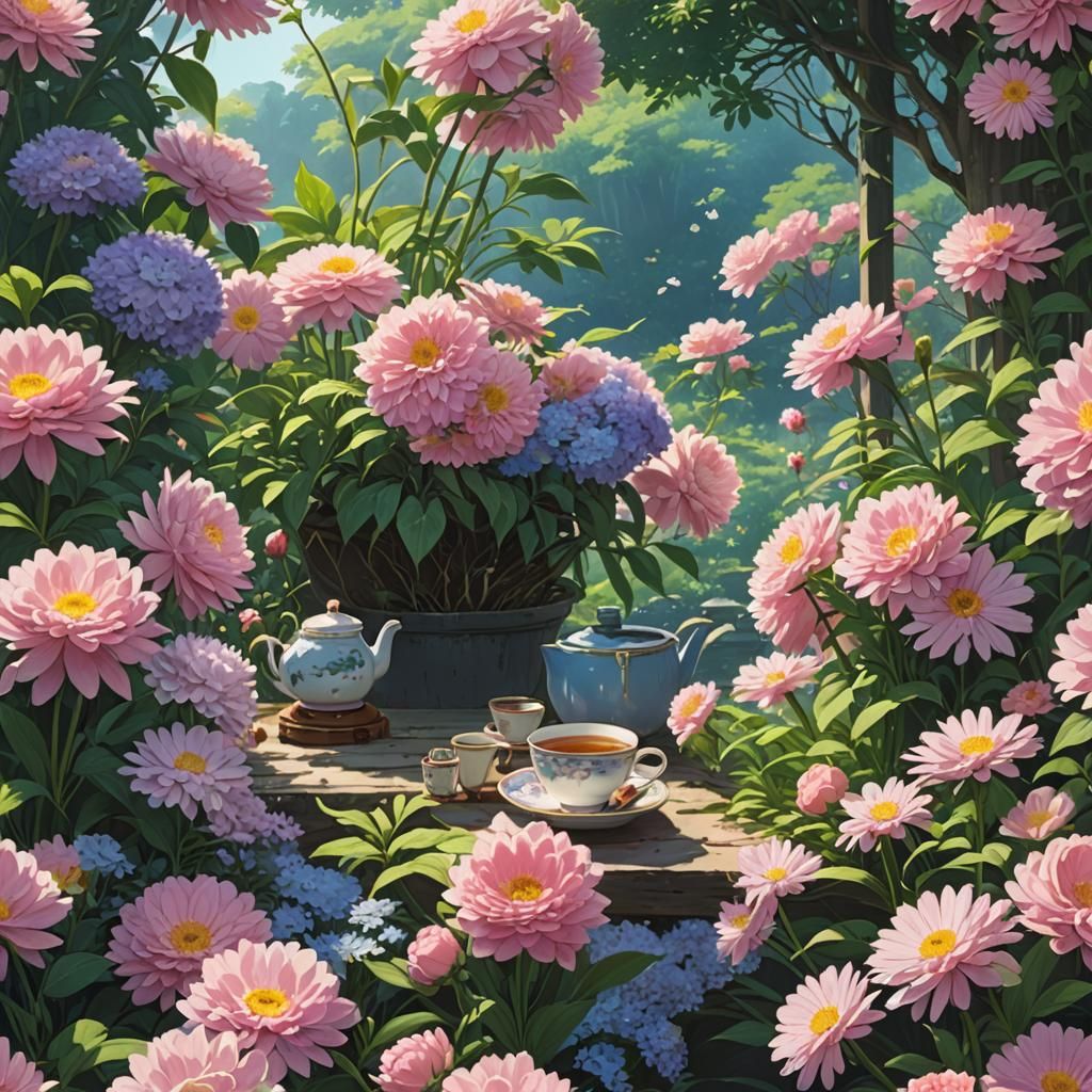 Flowers - AI Generated Artwork - NightCafe Creator