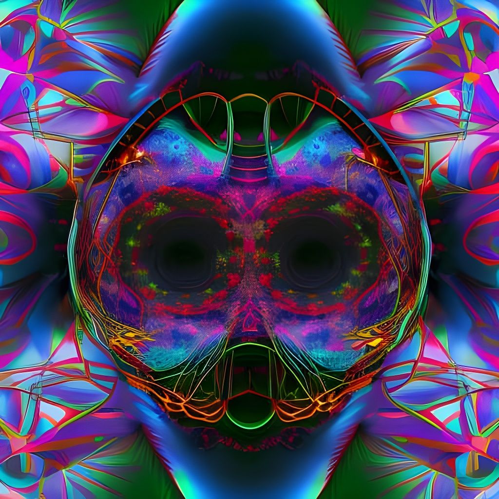 Antipathique gothic art psychedelic art mysterious elaborate colorful ...