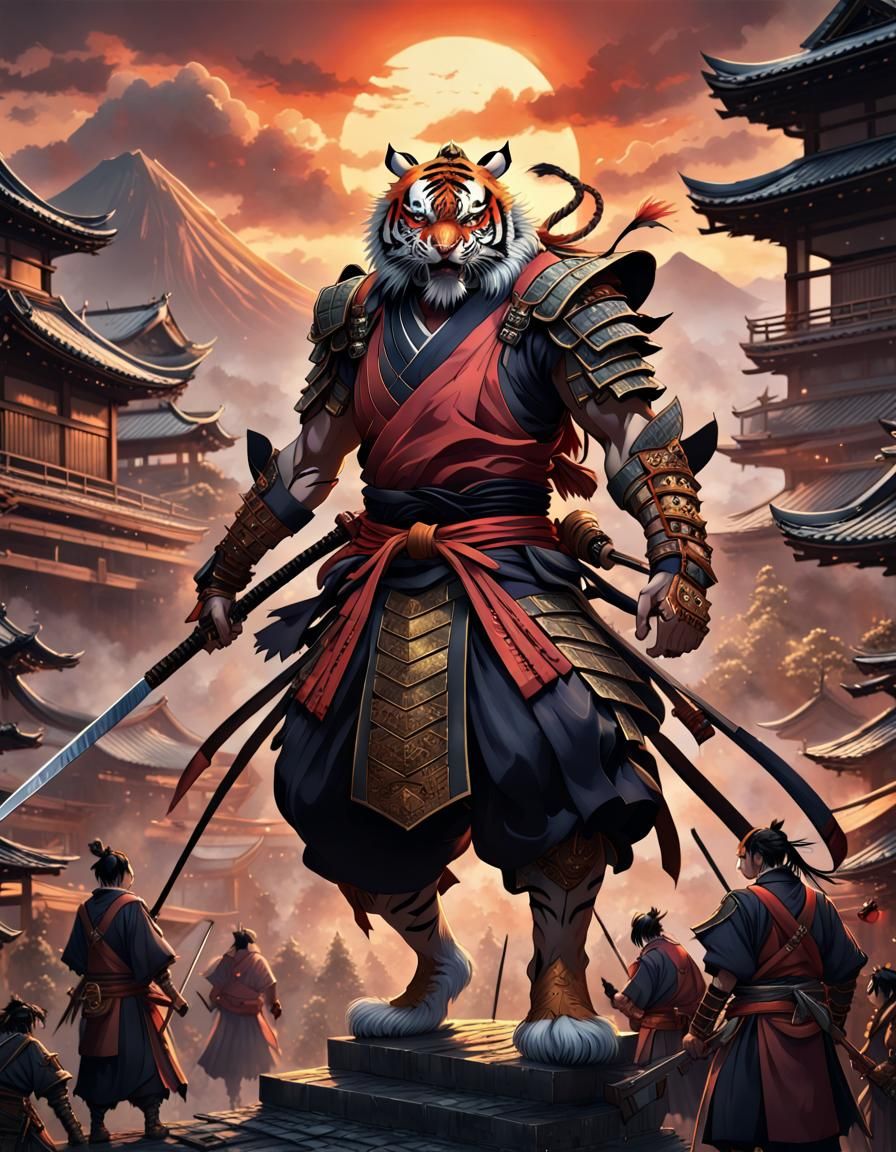 The Tengu Take Many Shapes - AI Generated Artwork - NightCafe Creator