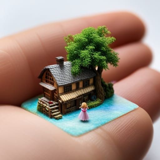 mini mini mini fantasy world - AI Generated Artwork - NightCafe Creator