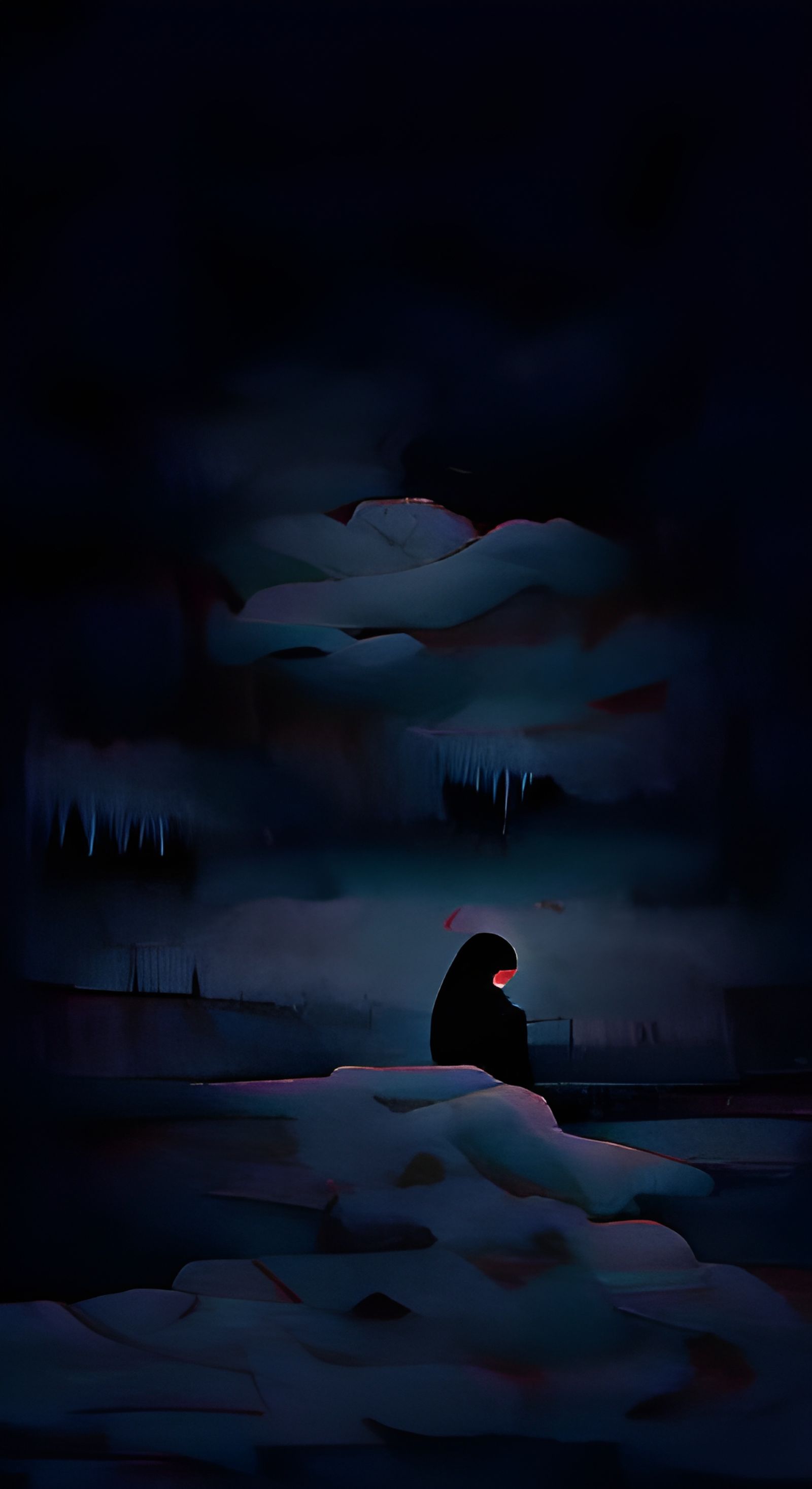 Cold, dark, and alone - AI Generated Artwork - NightCafe Creator