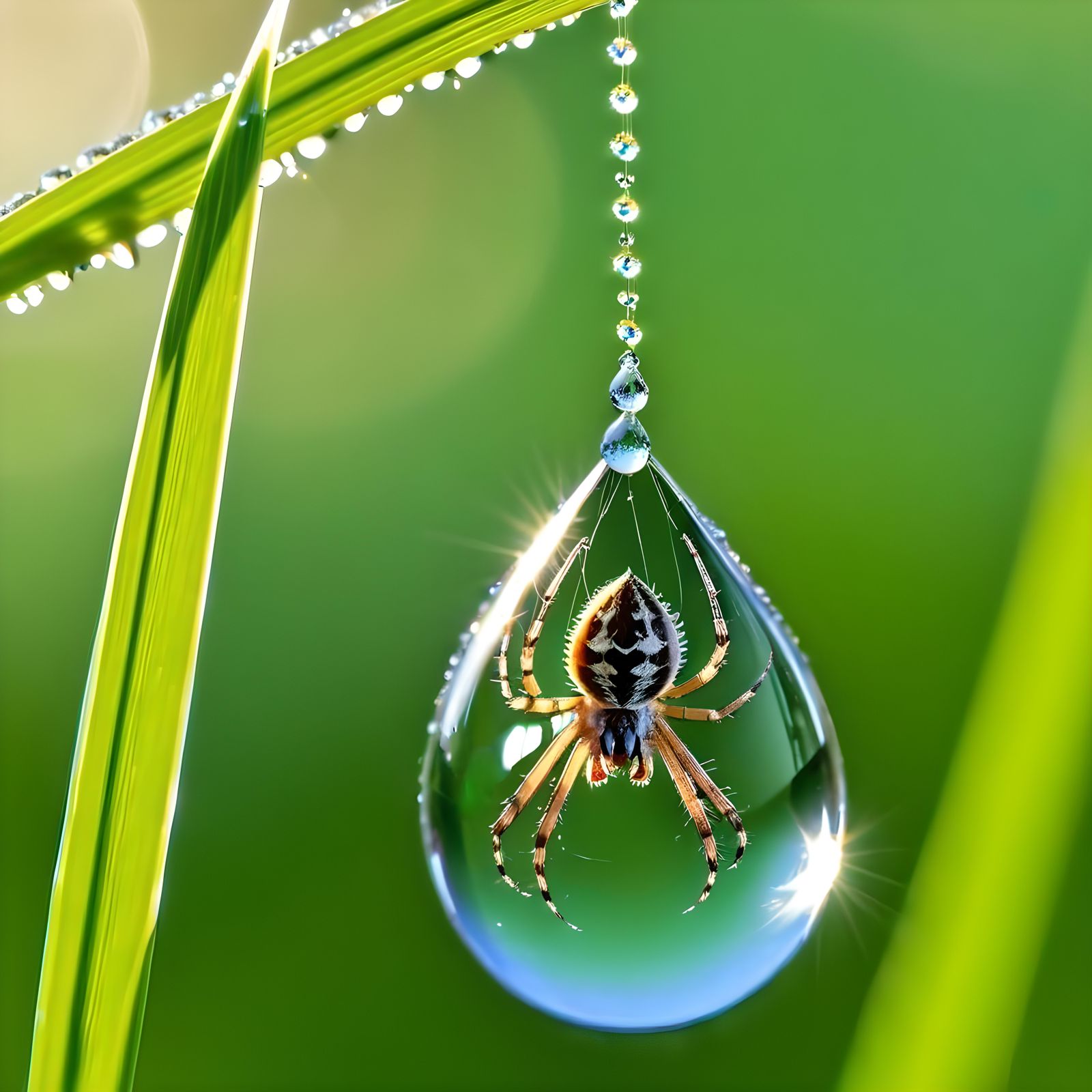 Dangling by a thread - AI Generated Artwork - NightCafe Creator