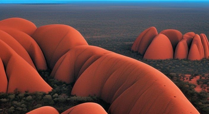 Uluru - AI Generated Artwork - NightCafe Creator