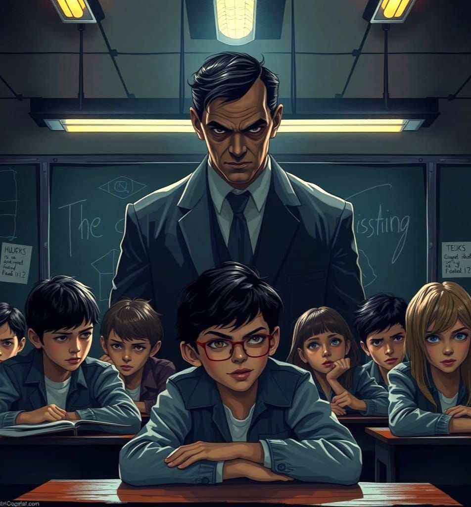 No dark sarcasm in the classroom. Teachers leave them kids alone. Hey ...