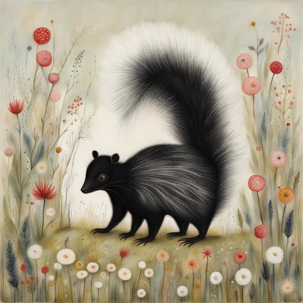 skunk - AI Generated Artwork - NightCafe Creator