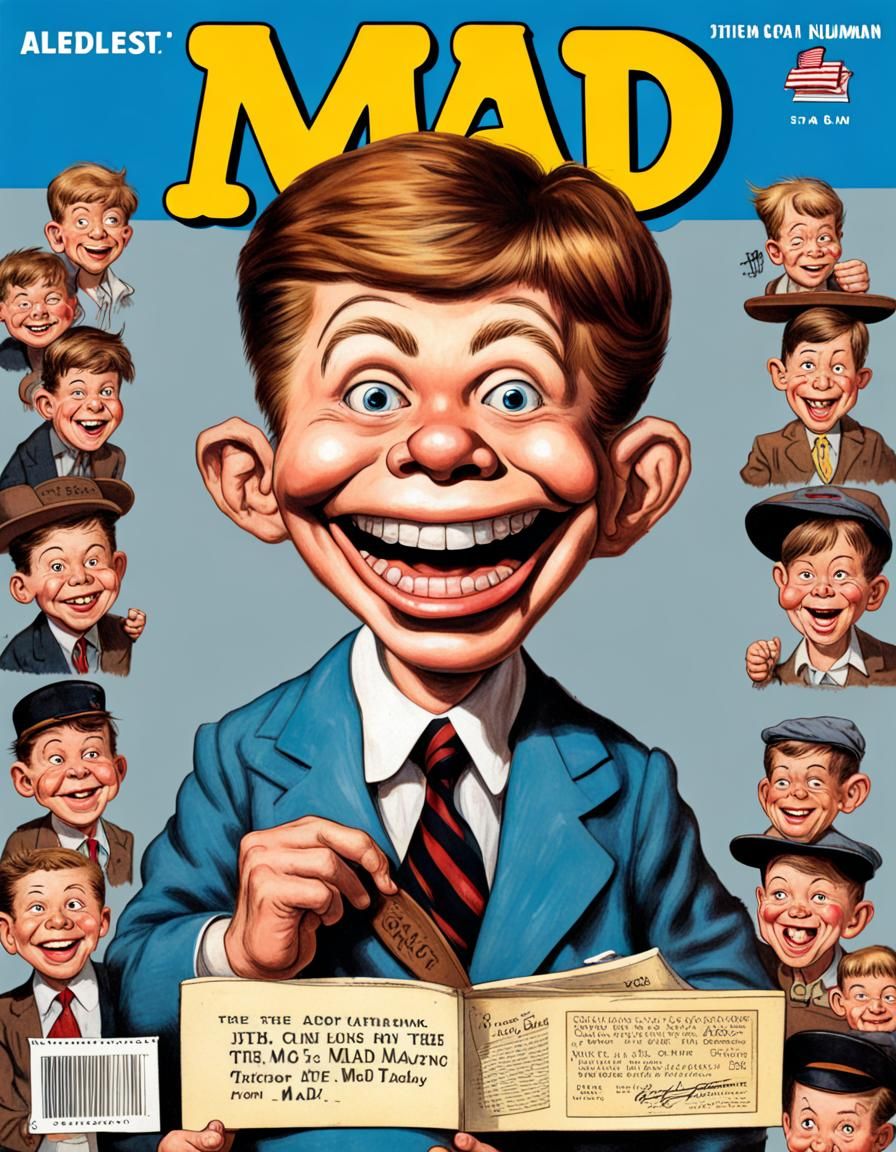 MAD Magazine - AI Generated Artwork - NightCafe Creator