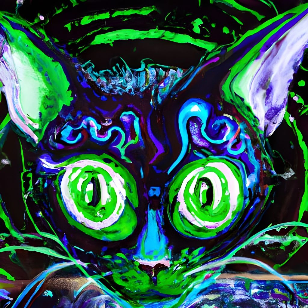 Doomslayer Cat - AI Generated Artwork - NightCafe Creator