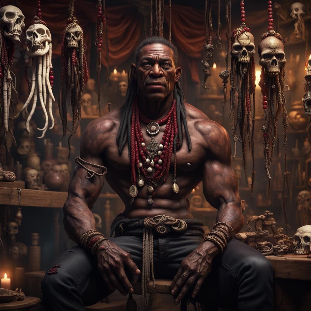 VOODOO PRIEST - AI Generated Artwork - NightCafe Creator