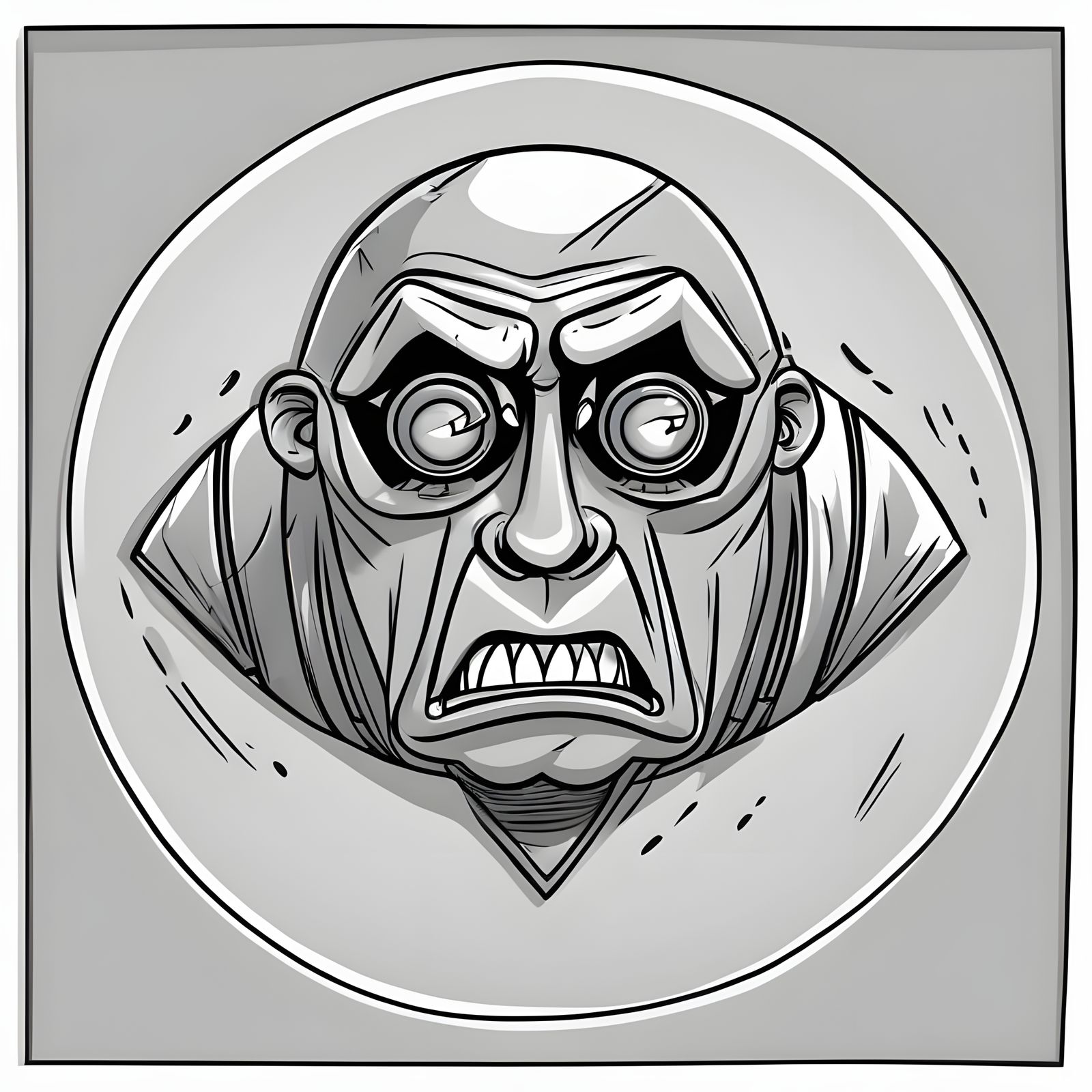 Simple cartoon with a heart-shaped gaping hole in his chest, grasping ...