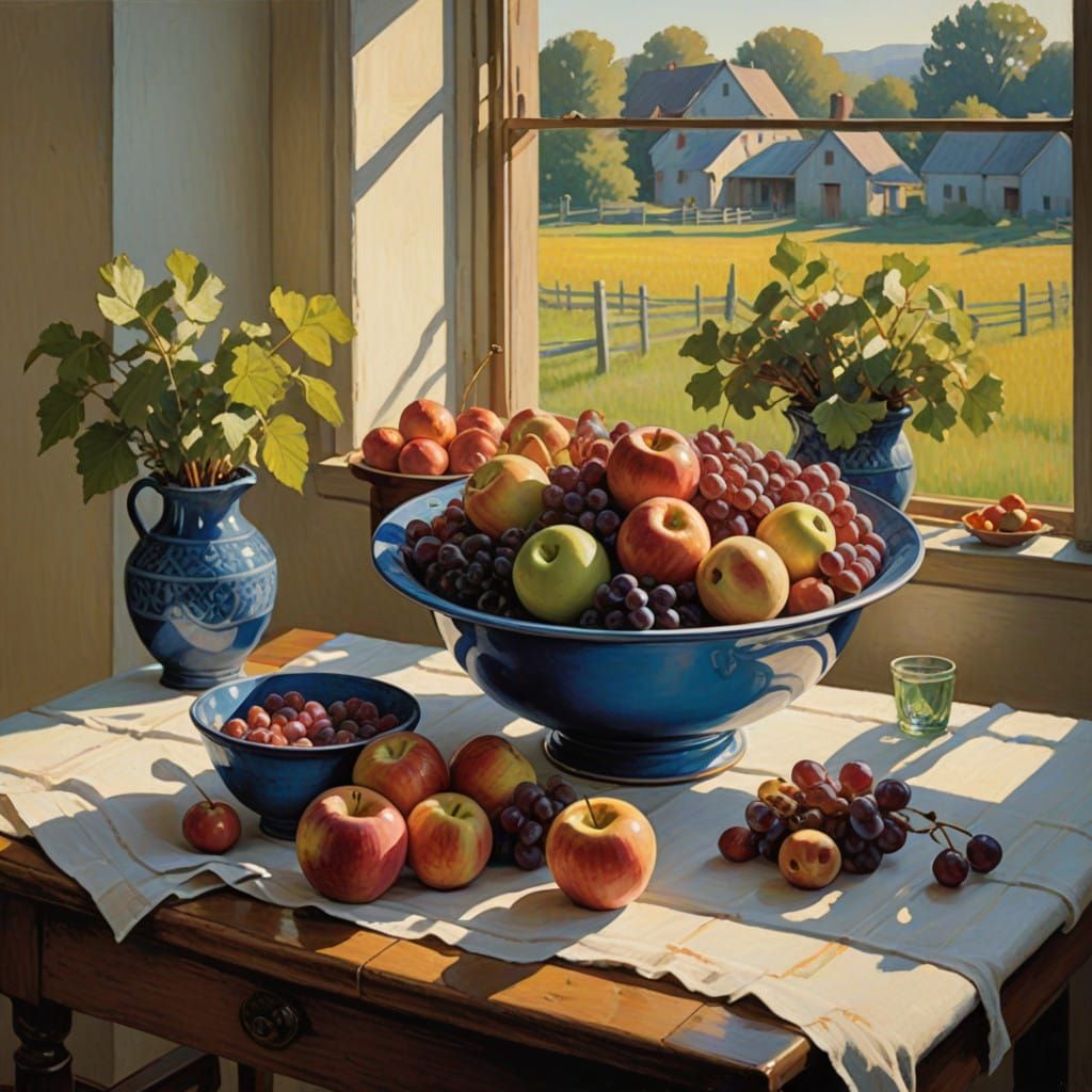 STILL LIFE FRUITS AND VEGETABLES 2 - STILL LIFE FRUITS AND V...