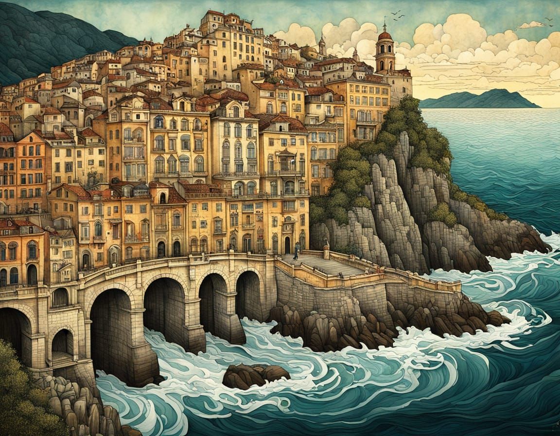 Ancient terraced city - Ancient terraced city