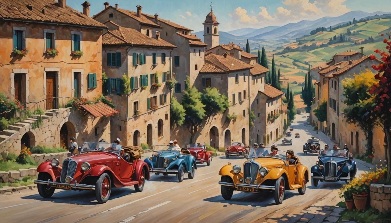 The Big Race - AI Generated Artwork - NightCafe Creator