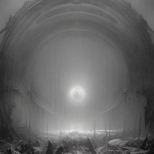 hanger from decaying winter - AI Generated Artwork - NightCafe Creator