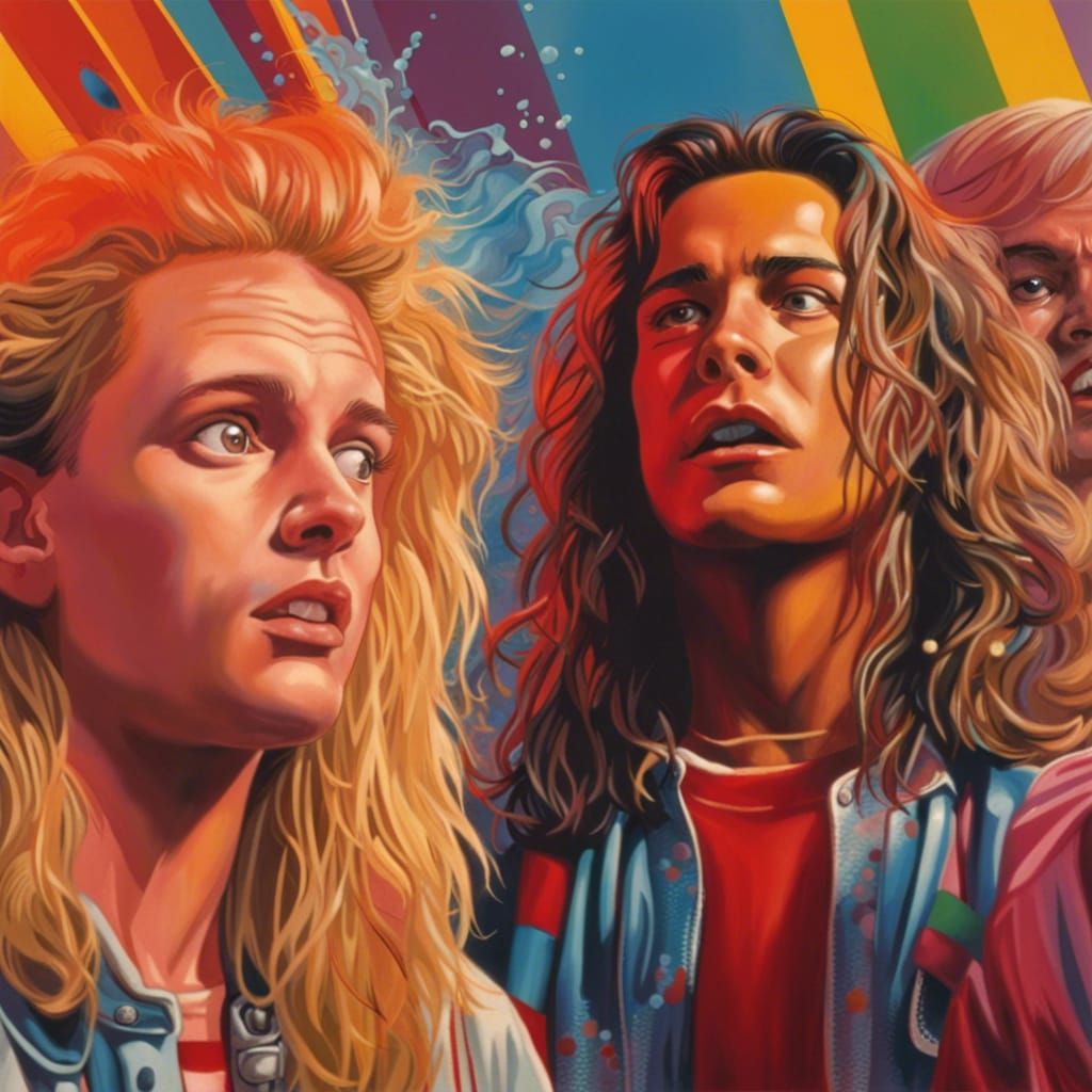 80s The Greatest Decade fast times at Ridgemont high Hyperrealistic ...