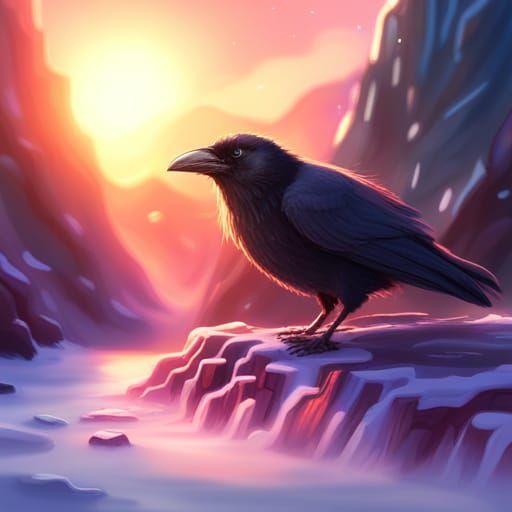 CROW - AI Generated Artwork - NightCafe Creator