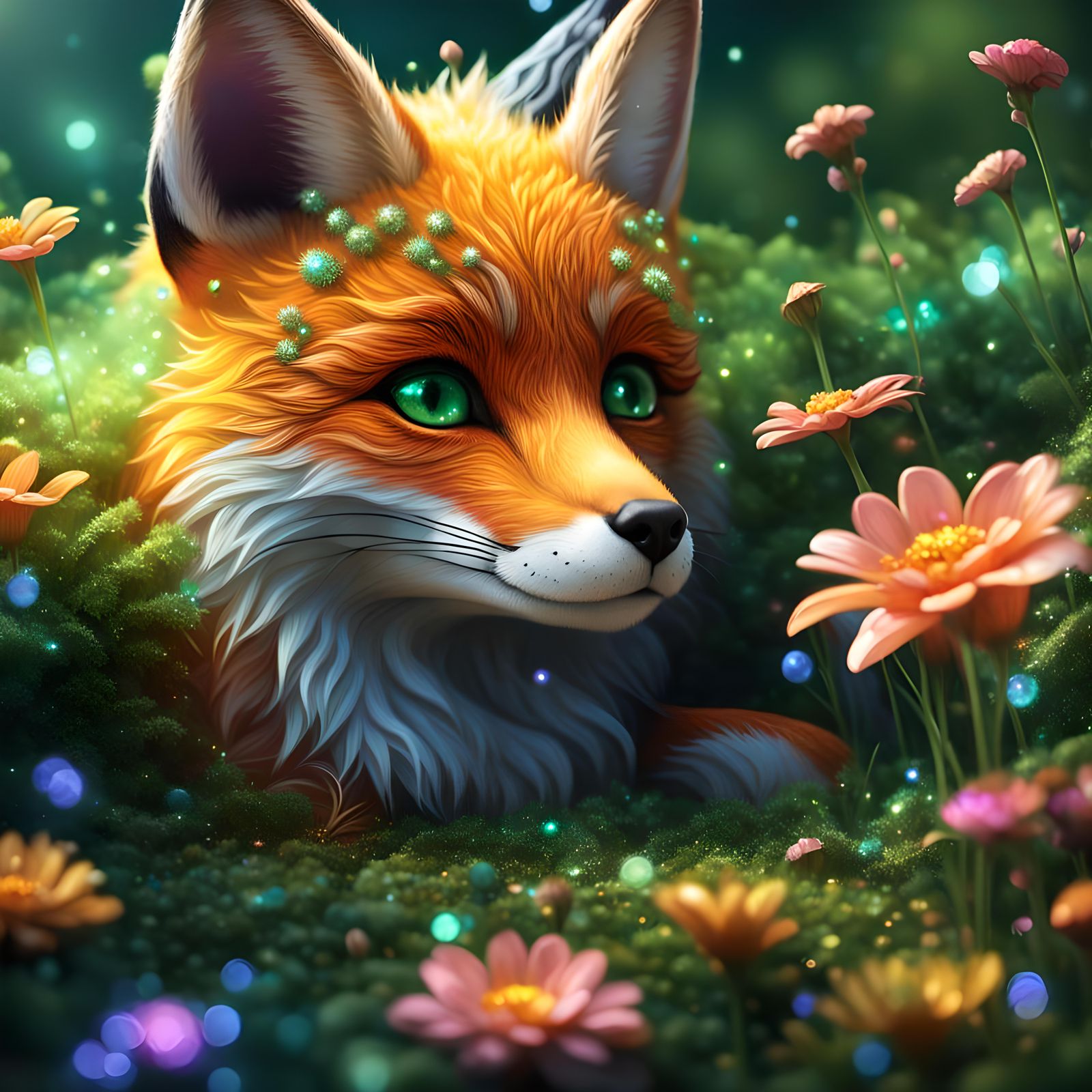 Little Fox - AI Generated Artwork - NightCafe Creator